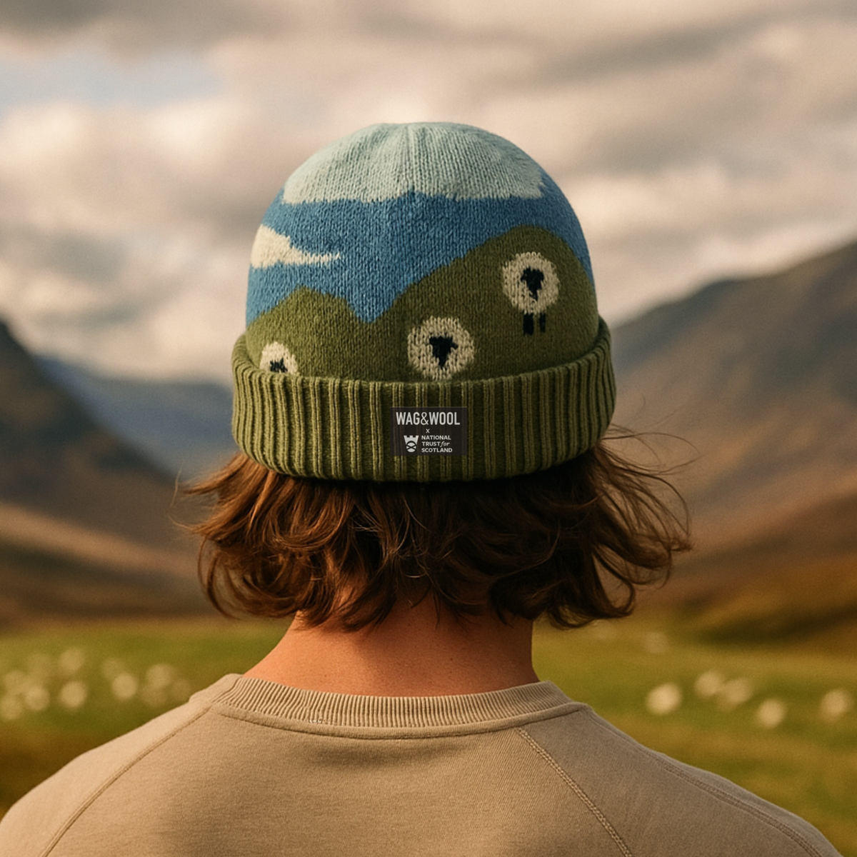 Sheep Beanie Hat in British Wool – WAG&WOOL™